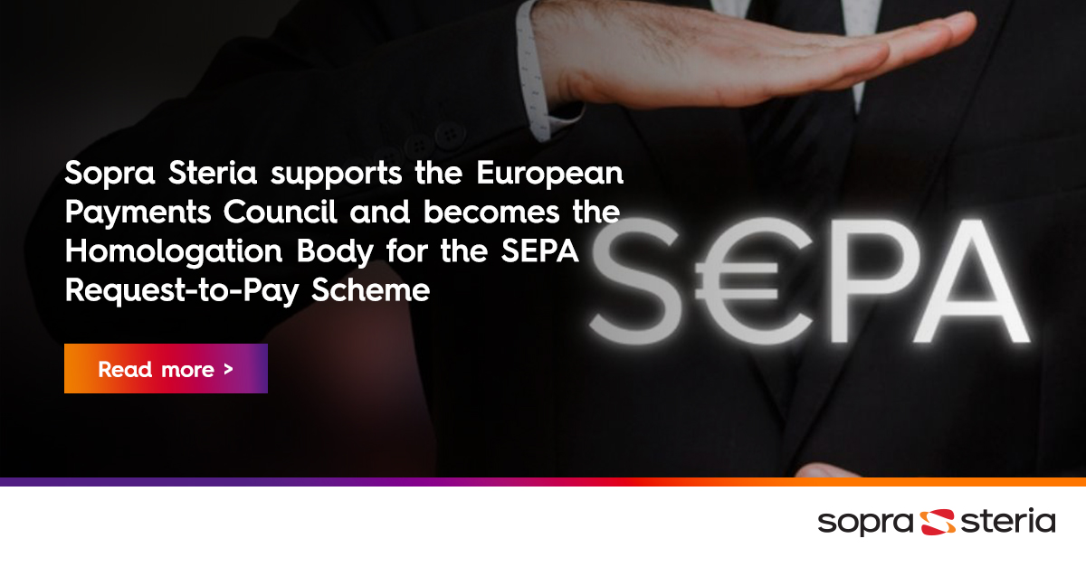 Sopra Steria supports the European Payments Council and becomes the ...